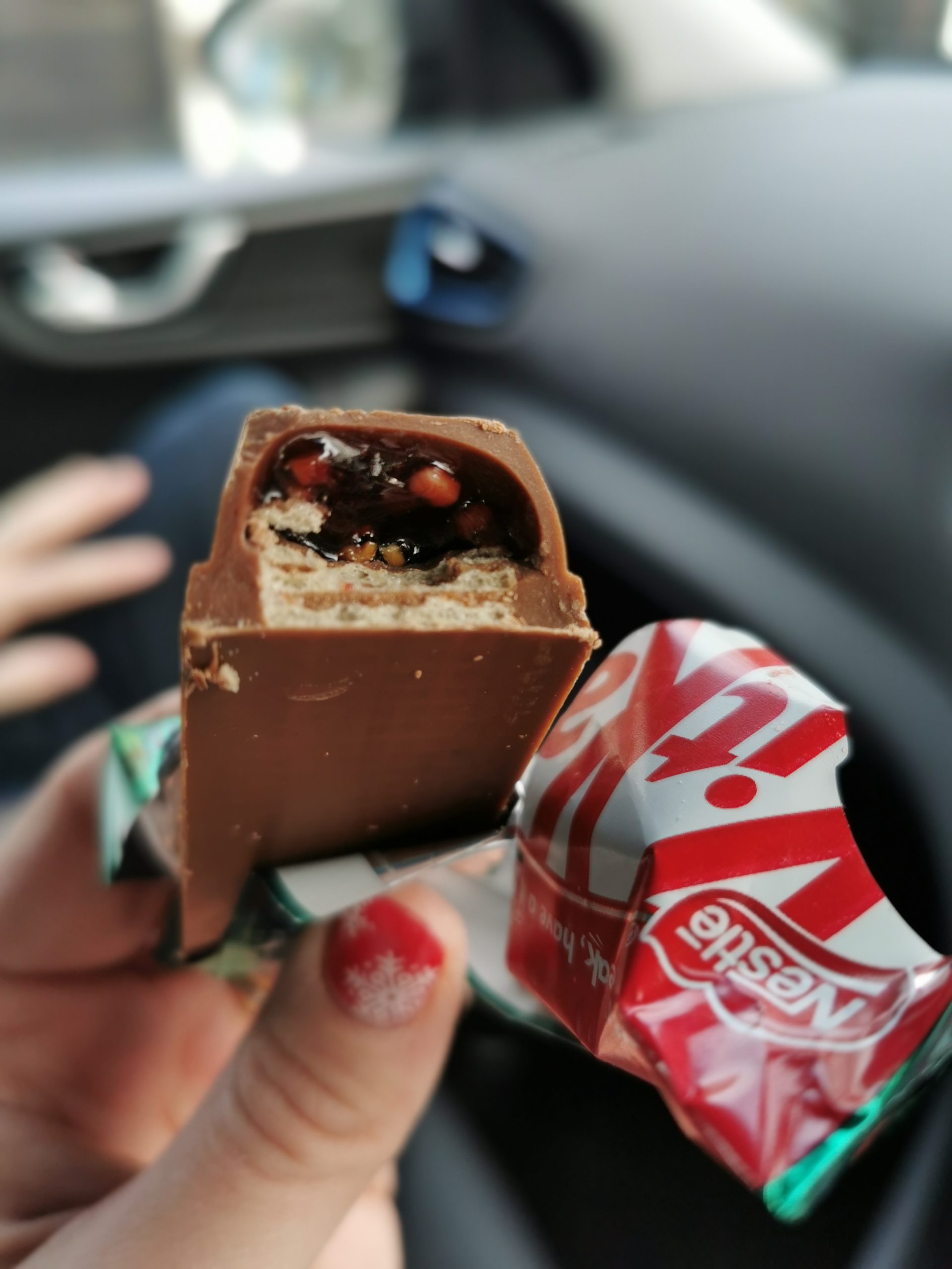 Funky chunky- kitkat chunky with raspberries and hazelnuts – The Secret ...